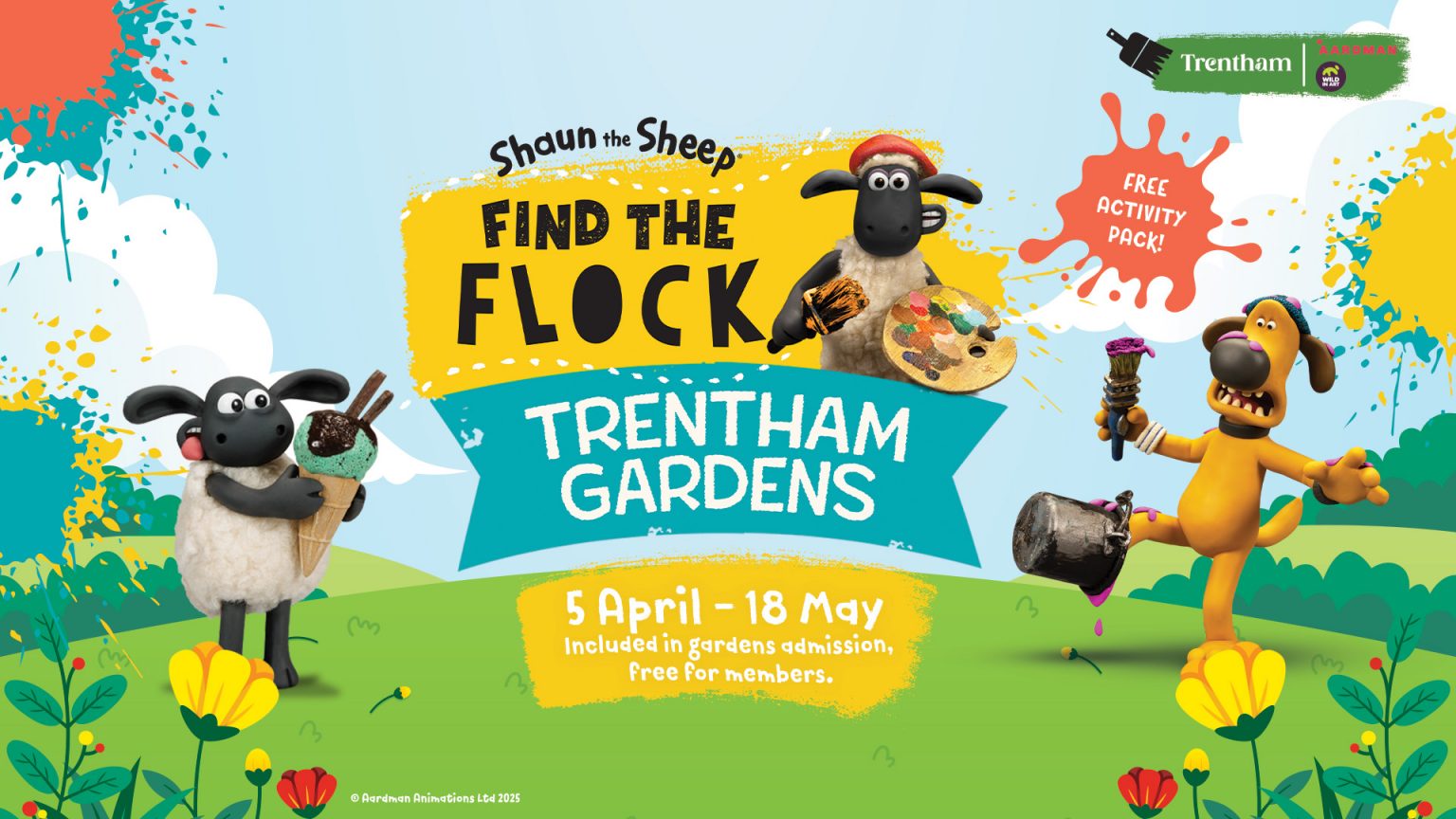 Shaun the Sheep Arrives at Trentham for New Find the Flock Trail ...